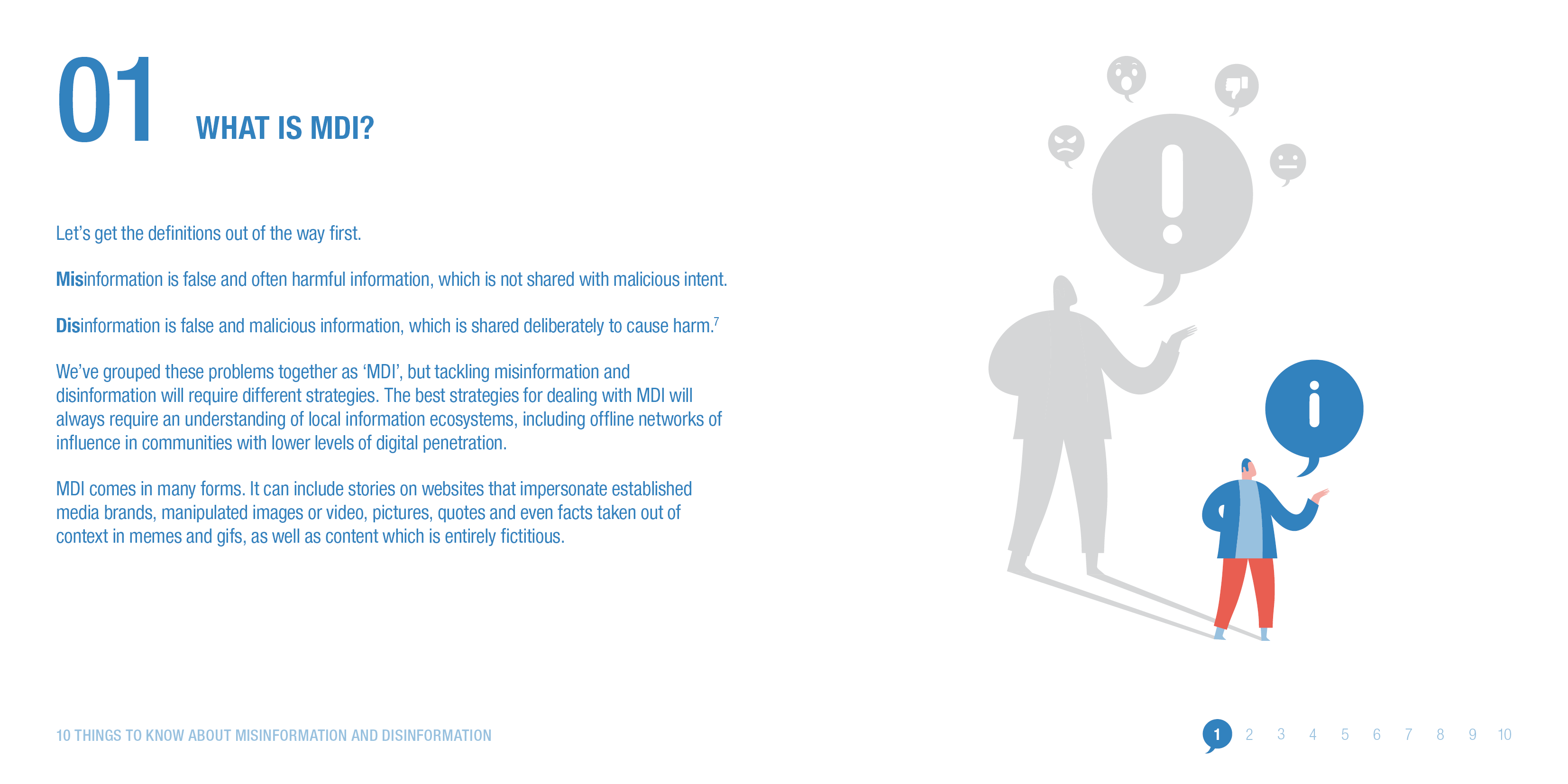 10 things to know about misinformation and disinformation | ODI: Think ...