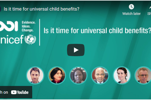 Universal child benefits: policy issues and options | ODI: Think change