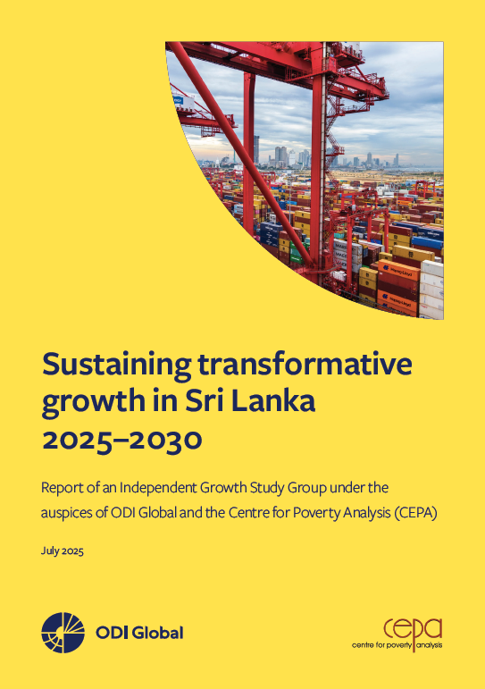 New report offers roadmap for Sri Lanka's economic revival | ODI: Think ...