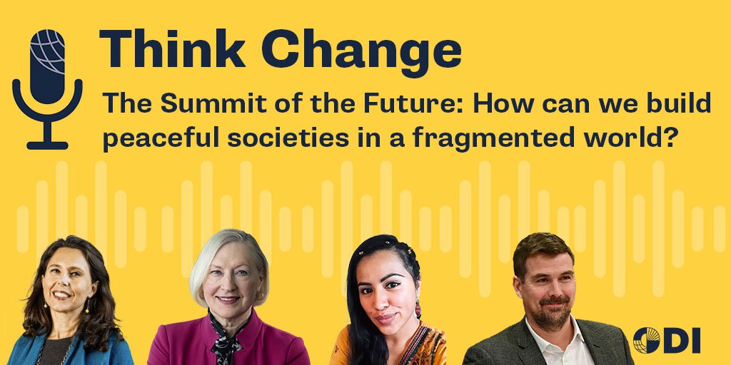 Think Change episode 55: The Summit of the Future - how can we build peaceful societies in a ...