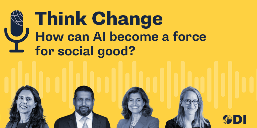 Think Change episode 39: how can AI become a force for social good? | ODI: Think change