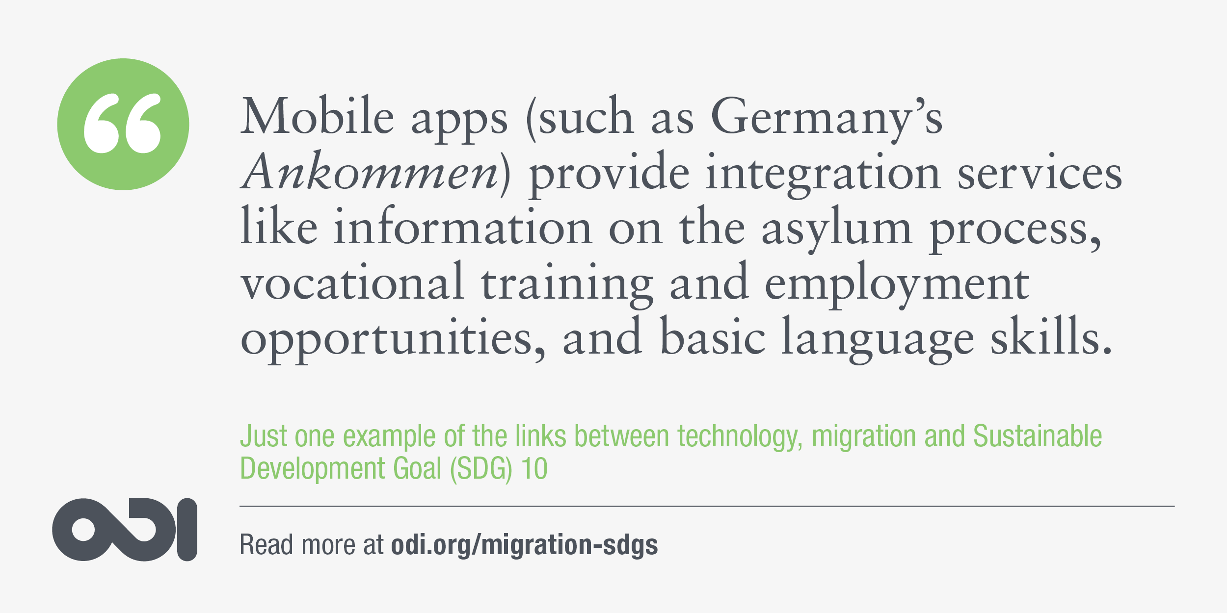Technology, migration and the 2030 Agenda for Sustainable Development ...